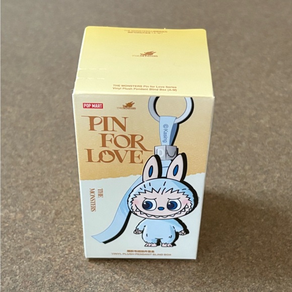Labubu | Accessories | Nib Pin For Love F Popmart Labubu Yellow Vinyl ...